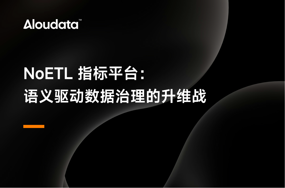 Aloudata_NoETL_中国 Data Fabric 理念与实践引领者